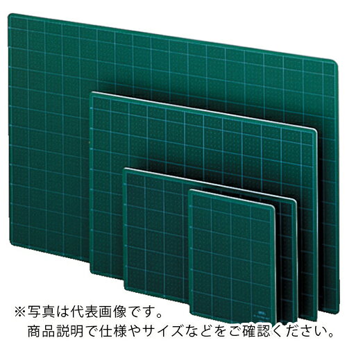 特長：A4サイズです。作業台を傷めないカッター用下敷きです。安定したカッティングができる3mm厚です。グリーン購入法に適合しています。用途：ほぼ全てのカッターを使用した作業に適します仕様：サイズ：A4サイズ(mm)：300×220×3切り抜...