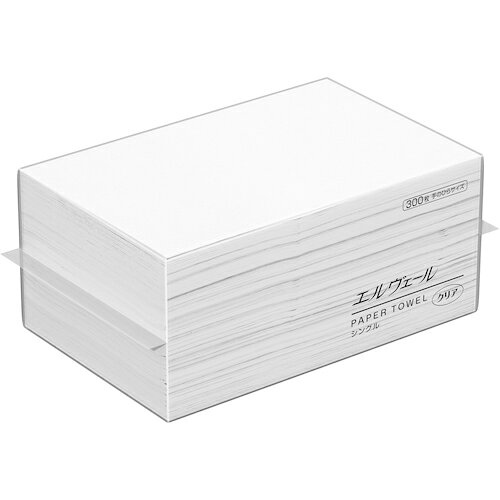 特長：無駄のない環境に優しい新サイズです。たっぷり300枚入りです。使いやすい手のひらサイズです。ゴミの減量化（事業系ゴミ処理費用※の削減に貢献）※処分費用+収集運搬費省スペース化用途：手拭き仕様：シートサイズ(mm)：230×180ケース...