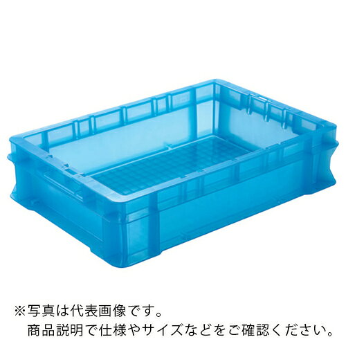 特長：廃棄軟包装フィルムを脱インキ処理した再生原料を使用しています。長年にわたり好評を得ている使い勝手の良いF型コンテナです。仕様：容量(L)：21色：クリアブルー外形寸法(mm)間口：424外形寸法(mm)奥行：291外形寸法(mm)高さ...