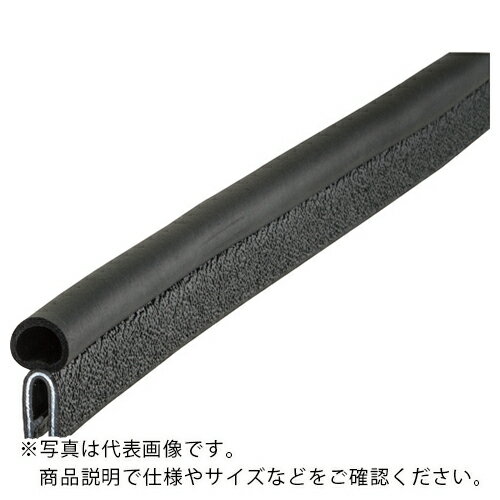 特長：チューブ部はクッション性のある発泡スポンジとなっており扉部や防塵対策に最適です。接着剤を使用せず押し込むだけで簡単に取り付けができます。アルミ製の芯金により高いグリップ力を発揮、軽量化、耐食性にも優れています。使用箇所に合わせチューブ...
