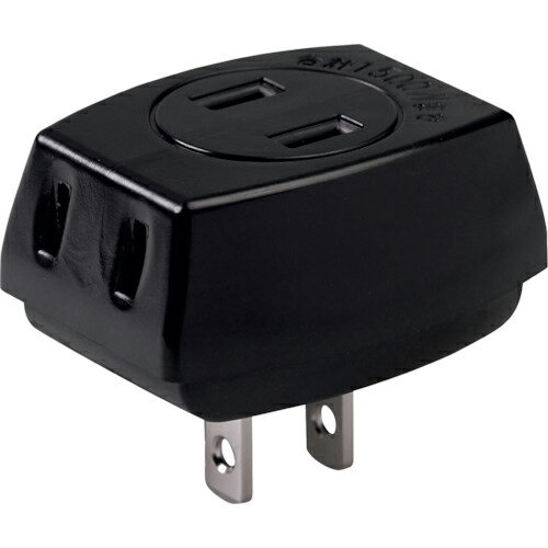 特長：シンプルデザインの3個口タップです。用途：電源分岐用。仕様：コンセント数：3色：黒　●代表画像について 商品によっては、代表画像を使用している場合がございます。 商品のカラー、サイズなどが異なる商品をイメージ画像として 使用させて頂い...