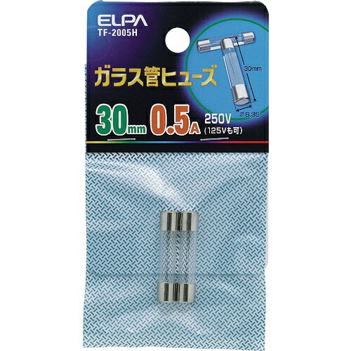 特長：小型テレビ・ラジオやAV音響機器、家庭用の小型機器内の回線保護などに使用できます。125Vも可能です。仕様：定格：電圧　250V　・電流　0.5A　・遮断電流　100A材質：　・エレメント　銀メッキ銅線　・口金　黄銅(ニッケルメッキ)...