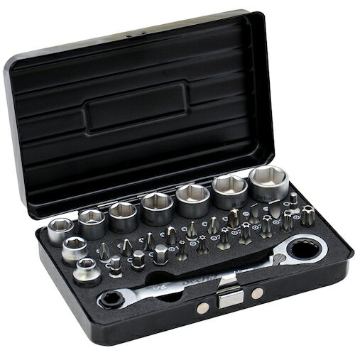 特長：ソケットは外周の6角部分が11mmになっています。専用ハンドルと組み合わせると一般的なラチェットハンドルとソケットを組み合わせた高さより高さを抑えた設計となっています。また、ソケットには1/4sqも付いているため他のハンドルとも組み合...