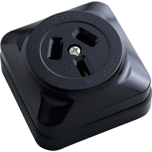 特長：高容量・特殊配線用仕様：定格：250V　20A色：ブラック適合電線・VVF　2.0〜2.6mm・1CT　2.0〜3.5平方ミリメートル・VCT　3.5平方ミリメートル　●代表画像について 商品によっては、代表画像を使用している場合がご...