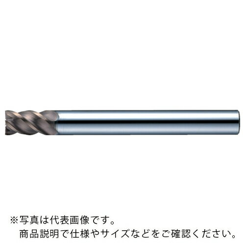 特長：高硬度材加工用です。切りくず排出性抜群で高能率です。用途：被削材:合金鋼、焼き入れ鋼、プリハードン鋼。加工形状:側面 仕上区分:中仕上げ加工、仕上げ加工仕様：刃径(mm)：8.5刃長(mm)：12.8全長(mm)：80シャンク径(mm...