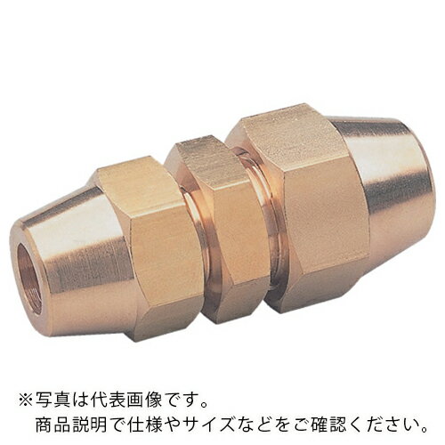 用途：銅管用継手。異なるフレアー加工銅管サイズの接続に。仕様：寸法(mm)L：55寸法(mm)L1：-銅管：φ9.53×φ12.7使用流体：水・空気・油流体温度：-50〜150℃使用圧力：3.45MPa使用流体：水、空気、油、他材質に悪影響...