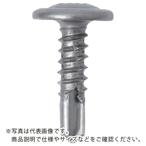 特長：楽に鋼板を貫通できるセルフドリルネジです。ステンレス板に下穴なしで貫くことができます。ステンレス鋼板 3.0mmまで貫くことができます。仕様：寸法(mm)d：4寸法(mm)L：19最大適合板厚(mm)：ステンレス板3頭部径(mm)：1...