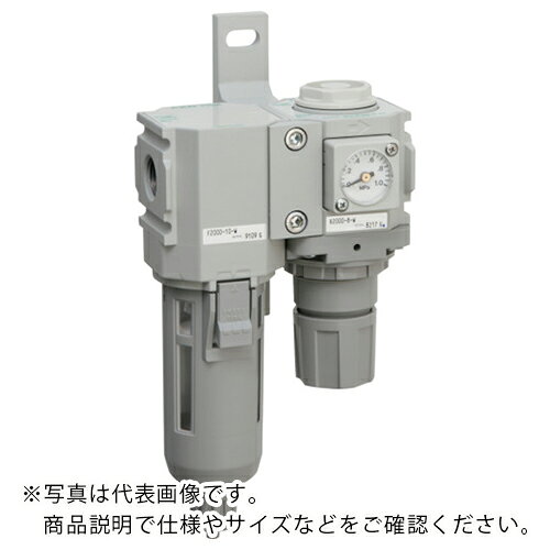 仕様：ろ過度5μm　オートドレン(NCタイプ)　設定圧力範囲0.05〜0.85MPa