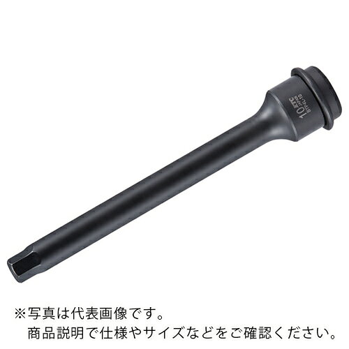 特長：先端六角部の長さを短くし、ねじれ剛性を高めた先端形状を採用しています。専用鋼材で、耐久性アップ、丈夫で長持ちします。独自のピン抜け防止機構 AMBAC（アンバック）システム採用です。回転中のピンの飛び出しを防止します。用途：六角穴付き...