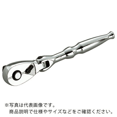 特長：コンパクトヘッドタイプです。狭い場所での作業に最適です。ユニオン機構採用で不用意なソケットの落下も防止します。一体式クロウ採用でヘッド厚さは当社従来比20%減のコンパクトヘッド化しました。36枚ギアを採用しています。仕様：歯数(枚)：...