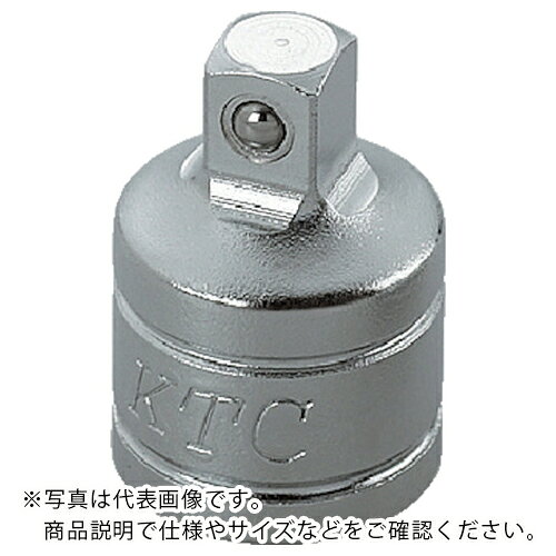特長：差込角の異なるソケットと駆動工具を接続するアタッチメントです。ガタつきを最小限に抑え、安定した差込感を実現しました。仕様：差込角凹(mm)：12.7差込角凸(mm)：9.5全長(mm)：35.0材質／仕上：特殊工具鋼注意：アダプターの...