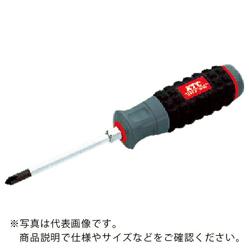 特長：力が掛けやすい四角形状の樹脂グリップです。軸の根本に六角部があります。軸は六角軸です。用途：汎用工具仕様：刃先：［［＋］］No.2軸長(mm)：100全長(mm)：210貫通タイプ先端：マグネット入り先端マグネット付材質／仕上：軸:ク...
