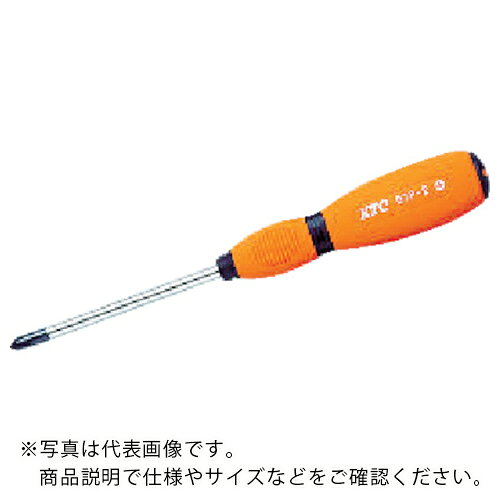 特長：グリップは軽く、ベタつき感がなく環境にやさしいエラストマー樹脂を採用しています。軸は丸軸です。仕様：刃先：［［＋］］No.3軸長(mm)：150全長(mm)：285先端：マグネット入り材質／仕上：軸:クロムバナジウム鋼グリップ:エラス...