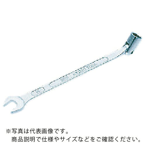 特長：スパナ側で早回し、ソケット側で本締めができます。ソケット部はKTC独自のパワーフィット形状です。用途：汎用工具仕様：二面幅寸法(mm)：14全長(mm)：230材質／仕上：合金工具鋼表面処理：クロムメッキ注意：ジョイント部は衝撃やこじ...