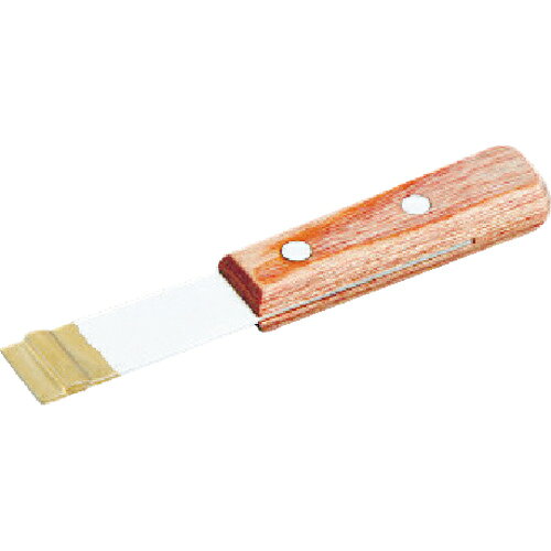 特長：刃先には超硬チップを使用しています。従来品より柄が短く、狭い場所での作業が容易です。仕様：全長(mm)：118刃幅(mm)：18刃長(mm)：50刃厚(mm)：1材質／仕上：刃：超硬グリップ：合板注意：タガネやレバー、ナイフ代わりなど...