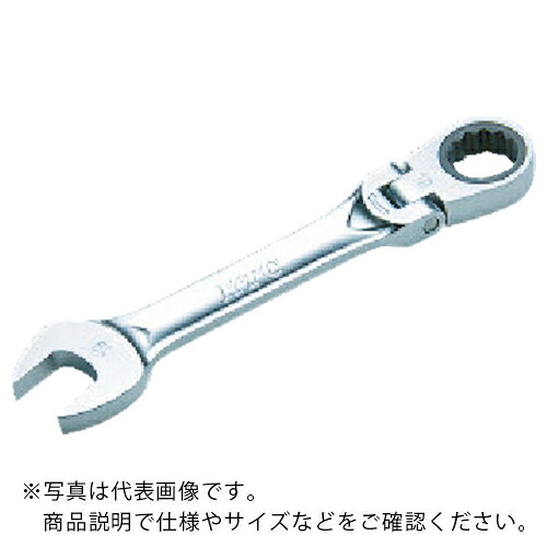 特長：ラチェットめがね部は本締めが可能です。ギア歯数72枚、送り角度5°により、細かな送り操作ができます。締緩方向に矢印表示があるので、作業方向がよく分かります。用途：汎用工具仕様：対辺寸法(mm)：11厚さ(mm)スパナ：5.0厚さ(mm...