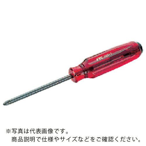 特長：硬くて耐久性があり汚れが付きにくい、樹脂グリップです。軸は丸軸です。貫通タイプです。用途：汎用工具仕様：刃先：［［＋］］No.3軸長(mm)：150全長(mm)：265貫通タイプ先端：マグネット入り先端マグネット付材質／仕上：軸:特殊...