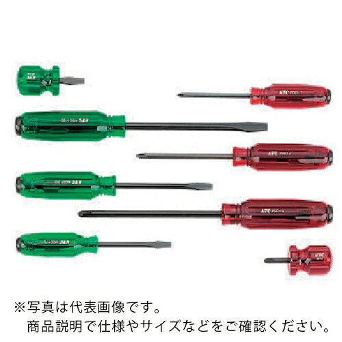特長：スタッビドライバーは非貫通です。用途：汎用工具仕様：セット内容(本)：8セット内容：［［＋］］No.1、2、3、［［−］］5.5、6、8、スタッビ［［＋］］No.2、［［−］］6刃先：マグネット入り材質／仕上：軸:特殊鋼グリップ:アセ...