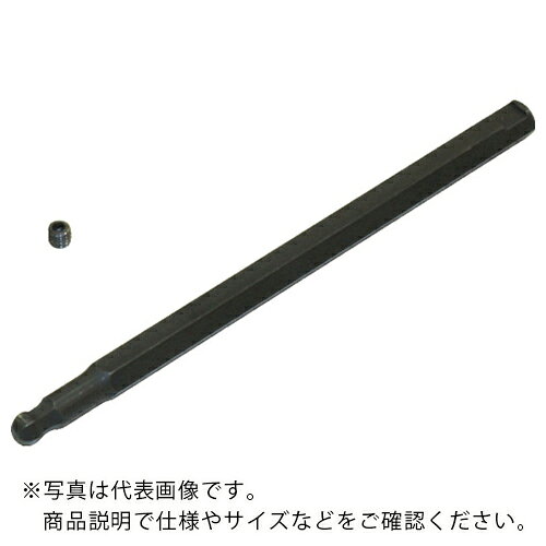 特長：六角穴付止めねじ付です。ビット交換時にはタイプAの場合は2mm、タイプBの場合は2.5mmのヘキサゴンレンチが必要です。用途：交換用ビット仕様：対辺寸法(mm)：7ソケット側寸法(mm)：8全長(mm)：108タイプ：B対辺(mm)：...