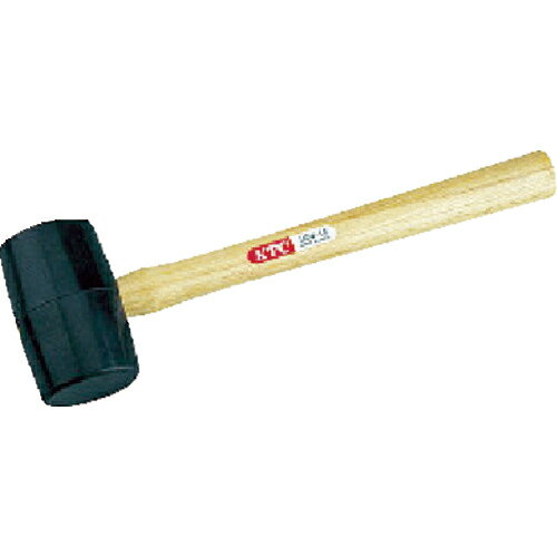 特長：耐久性に優れた良質ゴムを使用しています。用途：汎用工具に。仕様：呼称(ポンド)：1頭径(mm)：60頭長(mm)：100全長(mm)：330呼称：1ポンド頭部長さ(mm)：100材質／仕上：頭部：ゴム柄：樫　●代表画像について 商品に...