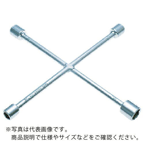 特長：4サイズのボルト・ナットに対応するレンチです。用途：ホイールナット用レンチに。仕様：対辺寸法(mm)：17、19、21、23全長(mm)：400口径部形状：六角材質／仕上：特殊工具鋼　●代表画像について 商品によっては、代表画像を使用...