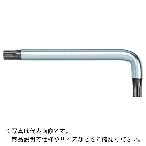特長：スタンダードなL型トルクス［［R下］］レンチです。用途：仕様：刃先：T45首下寸法(mm)：29全長(mm)：117軸径(φmm)：8材質／仕上：特殊鋼表面処理：ニッケルクロムメッキセット内容／付属品：注意：