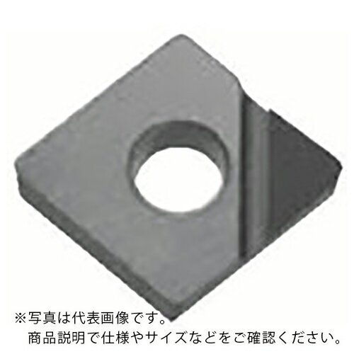 特長：超微粒子PCDにより刃先強度が高く、耐摩耗性、耐欠損性（靭性）、刃立ち性に優れ、安定長寿命加工が可能です。用途：旋削加工用。被削材：アルミ合金、黄銅等非鉄金属、プラスチック。仕様：チップ形状：ひし形80°厚さ(mm)：4.76呈色：灰...