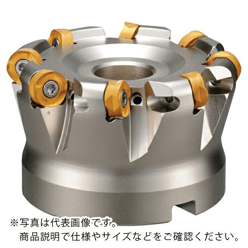 特長：両面8コーナ仕様で経済的です。用途：肩削り、平面削り加工用。仕様：適合チップ：ROMU1605スクリュークランプ方式インロー部インチ仕様オイルホール付き