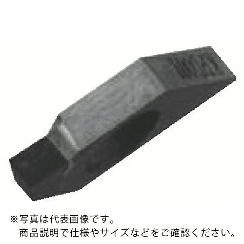 特長：超微粒子PCDにより刃先強度が高く、耐摩耗性、耐欠損性（靭性）、刃立ち性に優れ、安定長寿命加工が可能です。用途：溝入れ・突切り加工用。被削材：アルミ合金、黄銅等非鉄金属、プラスチック。仕様：適合ホルダ：KTKF型呈色：灰色平均粒径：0...