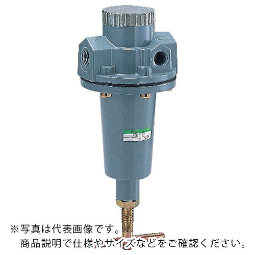 特長：減圧弁です。リリーフ機構を内蔵し、正確かつ安定した設定圧力を供給します。用途：一般工場エア安定供給のための減圧に仕様：設定圧力(MPa)：0.07〜0.83使用圧力(MPa)：1処理空気流量(［［M3］］/min)：1.4接続口径：R...