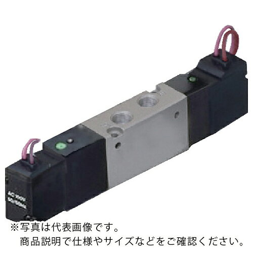 特長：ダブルソレノイドタイプの5ポート弁です。ダイレクト配管です。摺動部の耐摩耗性と摺動性を向上させ、大幅な寿命アップと応答性の安定化を実現しました。用途：Φ20〜40のシリンダ駆動に仕様：有効断面積(［［MM2］］)：3.25接続口径：M...