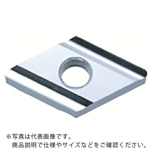 特長：硬度、靭性が高く、鋳鉄加工時の耐摩耗性に優れています。用途：旋削加工用。被削材：鋳鉄、非鉄金属、非金属。仕様：チップ形状：ひし形55°厚さS(mm)：4.76厚さ(mm)：4.76ノンコート呈色：輝灰色A3ブレーカ：仕上げ〜中(アルミ...