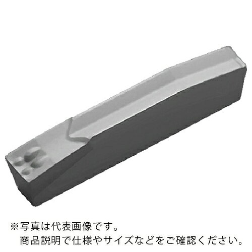 特長：KGMホルダ用突っ切り加工用チップです。用途：突っ切り加工用。仕様：適合ホルダ：KGMR/L-2/-3型刃幅(mm)：3.0±0.05被膜構成：柱状TiCN+TiN呈色：金色リード角付き1コーナ仕様材質／仕上：CVDコーティング