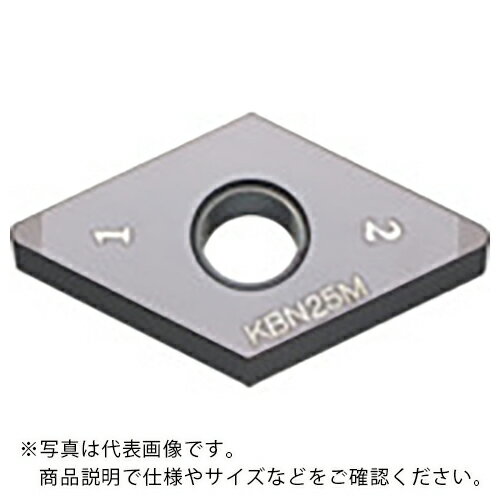 特長：微粒子CBNと耐熱結合相により、耐欠損性と耐摩耗性の高いバランスを実現します。高硬度合金鋼の汎用材種です。用途：旋削加工用。被削材：高硬度合金鋼。仕様：チップ形状：ひし形55°厚さ(mm)：4.76呈色：黒色刃先仕様：S チャンファ＋...