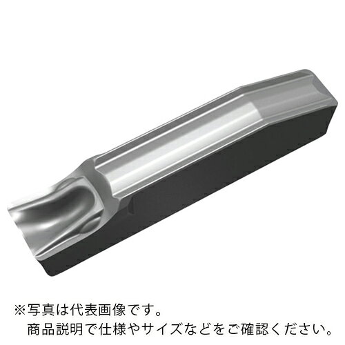 特長：KGDFホルダ用端面溝入れ加工用チップです。用途：端面溝入れ加工用。仕様：適合ホルダ：KGDFR/L-5型溝幅(mm)：5.0±0.04被膜構成：MEGACOAT呈色：黒赤色DMブレーカ：深溝用1コーナ仕様M級材質／仕上：PVDコーティング