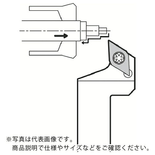 特長：スクリュークランプ方式です。用途：外径・倣い加工用。仕様：適合チップ：DC○○11T3スクリュークランプ方式