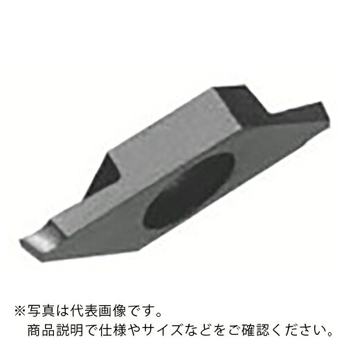 特長：微粒超硬母材に耐摩耗性、耐熱性に優れたMEGACOATを施しています。炭素鋼からステンレス鋼の汎用加工、高送り加工まで幅広く対応可能です。用途：突切り加工用。被削材：炭素鋼、ステンレス鋼。仕様：適合ホルダ：KTKFR-12型刃幅(mm...