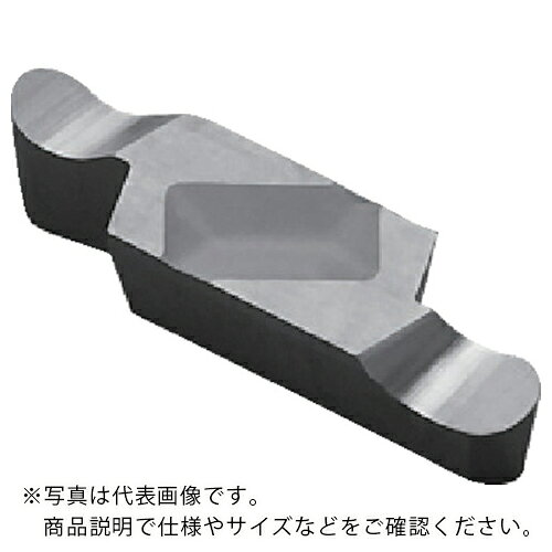特長：GVFホルダ用端面溝入れ加工用チップです。用途：端面溝入れ加工用。仕様：適合ホルダ：GFVL-201A型/GIFVL-201A型溝幅(mm)：2.00±0.03被膜構成：MEGACOAT呈色：黒赤色R1.0(フルR)材質／仕上：PVD...