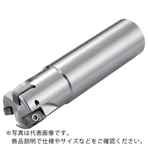 特長：両面4コーナ仕様の新世代エンドミル、独自のモールド技術でポジ並みの低抵抗と高いコストパフォーマンスを実現します。用途：ミーリング加工用。仕様：適合チップ：LOMU1004コーナ角：90°スクリュークランプ方式ロングシャンク