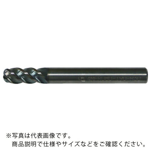特長：不等分割・不等リードにより、優れた耐ビビリ性能を実現しました。新設計の特殊溝形状により、工具剛性と安定した切りくず排出性を両立しました。用途：被削材:炭素鋼、合金鋼、プリハードン鋼、ステンレス鋼。仕様：刃径(mm)：6コーナ半径(mm...