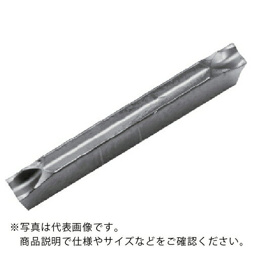 特長：KGDタイプホルダ用突っ切り加工用チップです。用途：突っ切り加工用。仕様：適合ホルダ：KGDR/L-2/-2.4型/KGDSR/L-2B型刃幅(mm)：2.5±0.04PR1225：微粒超硬母材に耐摩耗性、耐熱性に優れたMEGACOA...