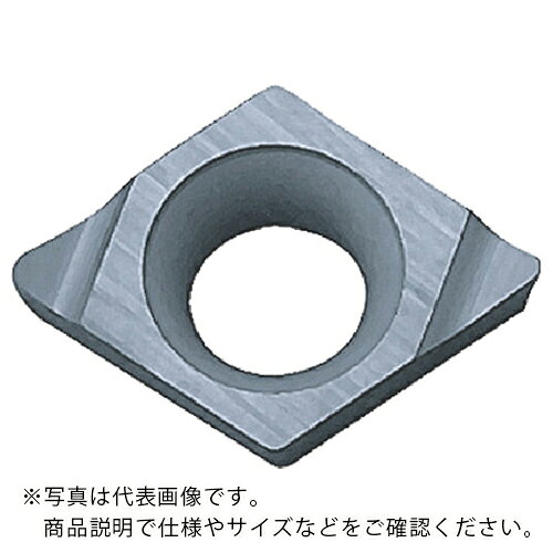 特長：超微粒子超硬母材と高硬度TiCNコーティングで耐摩耗性に優れています。用途：旋削加工用。被削材：鋼、ステンレス鋼。仕様：被膜構成：TiCN呈色：灰赤色Fブレーカ：仕上げシャープエッジG級材質／仕上：PVDコーティング