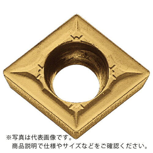 特長：耐高温変形性の高い特殊母材と耐摩耗性に優れた圧膜強靭コーティングで鋼の高速・高能率加工に対応可能です。用途：旋削加工用。被削材：鋼。仕様：チップ形状：ひし形80°厚さ(mm)：2.38被膜構成：微細柱状TiCN+Al2O3+TiN呈色...