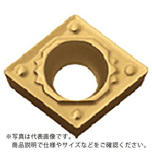 特長：耐高温変形性の高い特殊母材と耐摩耗性に優れた圧膜強靭コーティングで鋼の高速・高能率加工に対応可能です。用途：旋削加工用。被削材：鋼。仕様：チップ形状：ひし形80°厚さ(mm)：3.97被膜構成：微細柱状TiCN+Al2O3+TiN呈色...