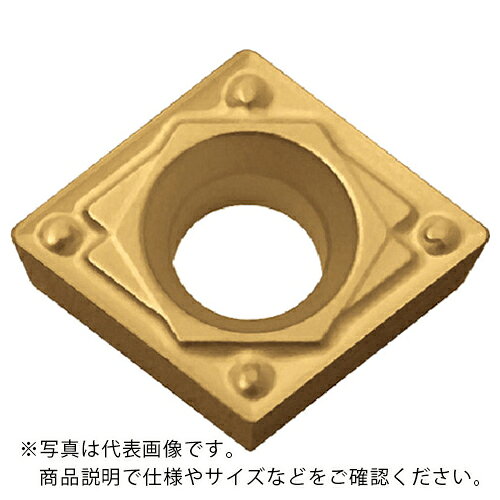 特長：耐高温変形性の高い特殊母材と耐摩耗性に優れた圧膜強靭コーティングで鋼の高速・高能率加工に対応可能です。用途：旋削加工用。被削材：鋼。仕様：チップ形状：ひし形80°厚さ(mm)：3.18被膜構成：微細柱状TiCN+Al2O3+TiN呈色...