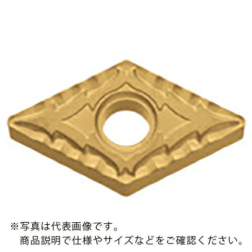 特長：耐高温変形性の高い特殊母材と耐摩耗性に優れた圧膜強靭コーティングで鋼の高速・高能率加工に対応可能です。用途：旋削加工用。被削材：鋼。仕様：チップ形状：ひし形55°厚さ(mm)：4.76被膜構成：微細柱状TiCN+Al2O3+TiN呈色...