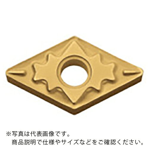特長：耐高温変形性の高い特殊母材と耐摩耗性に優れた圧膜強靭コーティングで鋼の高速・高能率加工に対応可能です。用途：旋削加工用。被削材：鋼。仕様：チップ形状：ひし形55°厚さ(mm)：4.76被膜構成：微細柱状TiCN+Al2O3+TiN呈色...