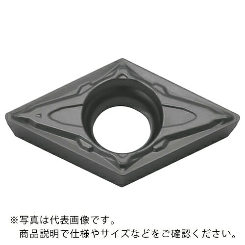 特長：3つの特殊強化技術により、高い耐摩耗性を実現したサーメットです。高速・連続加工で長寿命を実現します。用途：旋削加工用。鋼の高速・連続加工用。仕様：チップ形状：ひし形55°厚さ(mm)：2.38ノンコート呈色：輝灰色PPブレーカ：仕上げ...