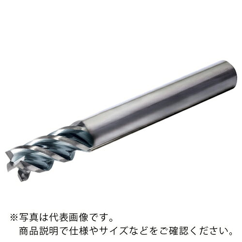 特長：難削材の高送り、高能率加工が可能です。びびりに強くバリを抑制します。用途：被削材：鋼、ステンレス鋼、鋳鉄、難削材。仕様：刃径(mm)：6刃長(mm)：9シャンク径(mm)：6全長(mm)：60ソリッドエンドミル材質／仕上：超微粒子超硬母材