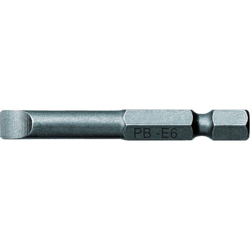 特長：強度と精度に優れた差込角1／4インチ（6．35mm）の段付きマイナスビットです。仕様：全長(mm)：50刃先：［［−］］6.25×1.0差込角(mm)：6.3　●代表画像について 商品によっては、代表画像を使用している場合がございます...